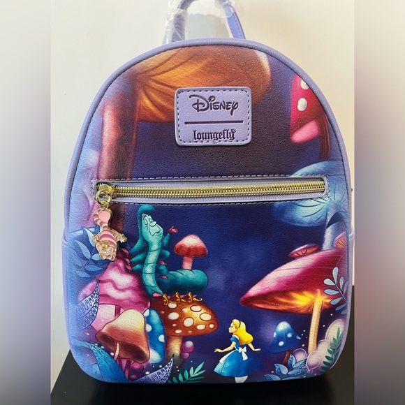 Loungefly | Bags | Loungefly Disney Alice In Wonderland Mushroom ...